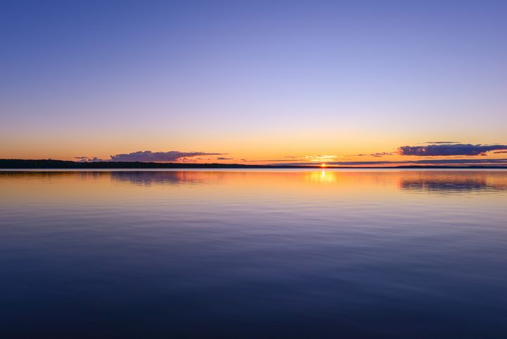Sunset on the horizon over water - yarvin13 - Photography, Landscapes ...