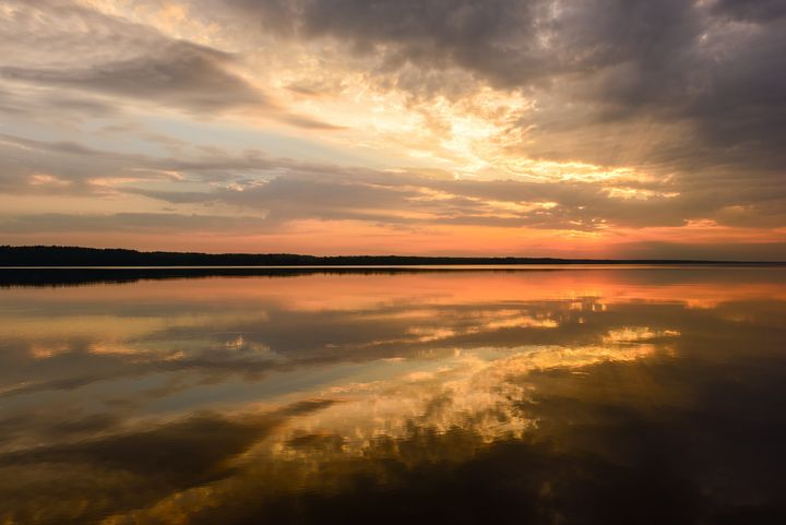 Reflection of twilight sky - yarvin13 - Photography, Landscapes ...