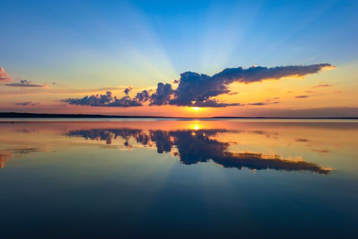 Reflection in the water of the sky - yarvin13 - Photography, Landscapes ...