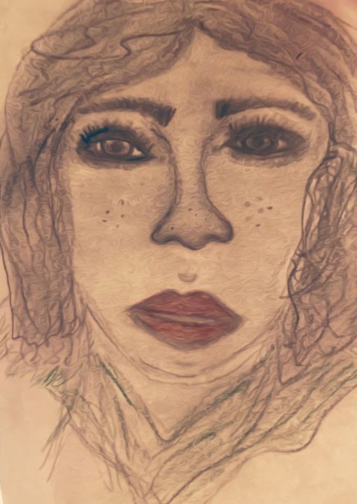 Random faces - Kelly c greco - Drawings & Illustration, People ...