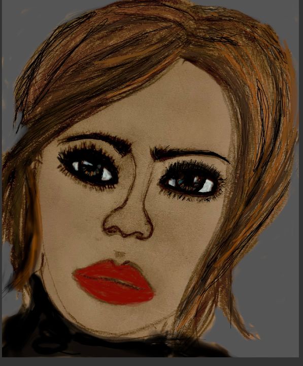 Random faces - Kelly c greco - Drawings & Illustration, People ...