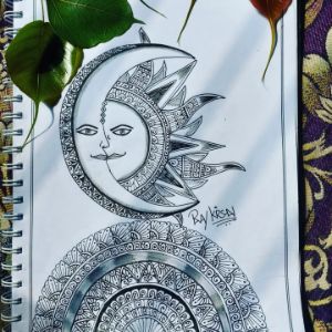 Sun And Moon Mandala Drawing Tumblr