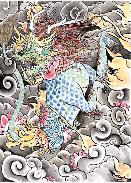 Japanese Mythical Creatures Kirin Hōō | Yokai.com