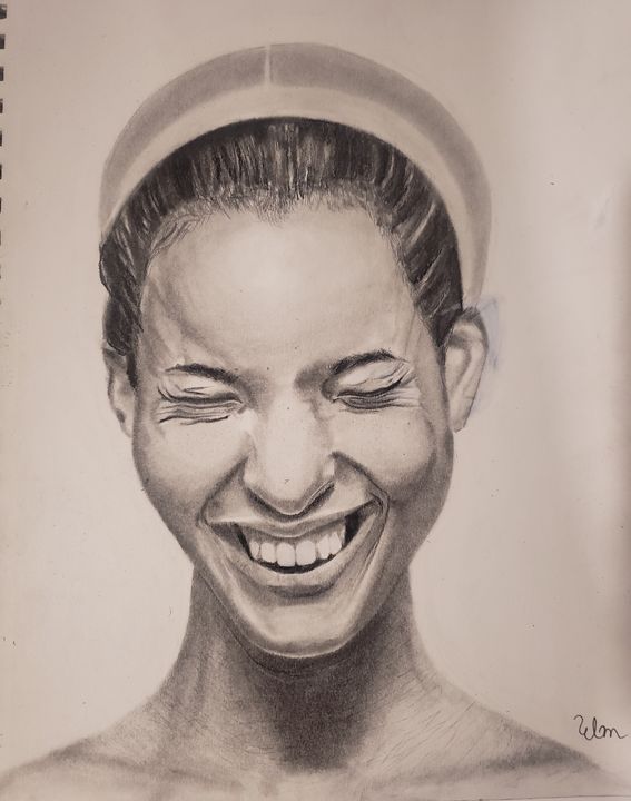 Happiness - Emily mena - Paintings & Prints, People & Figures ...