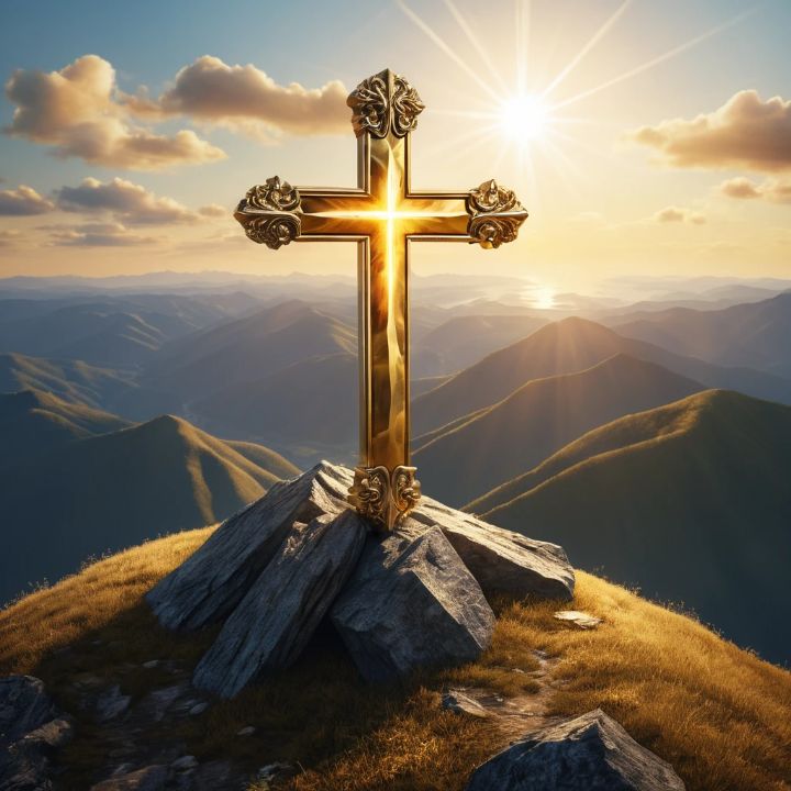 Cross Reflecting the Sun - Loyalink - Digital Art & AI, Religion ...