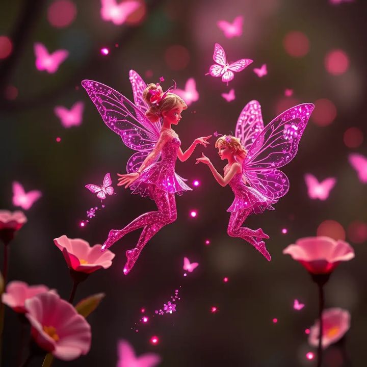 Neon Fairy Nights - Loyalink - Digital Art & AI, Fantasy & Mythology ...