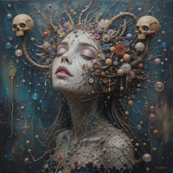 A Flowered Soul - Loyalink - Digital Art & AI, Abstract, Figurative ...