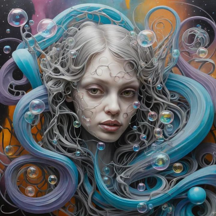 Lost Bubble Head - Loyalink - Digital Art & AI, Abstract, Figurative ...