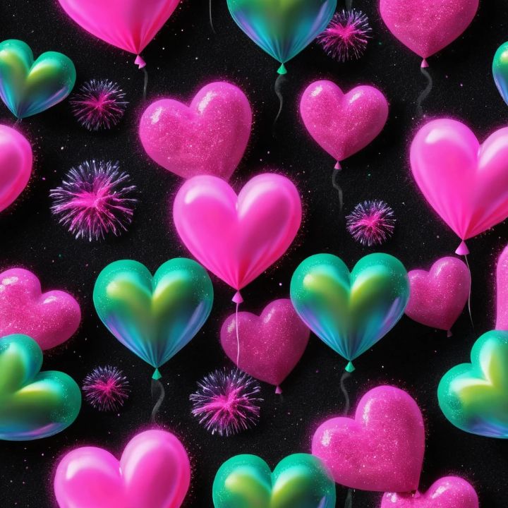 Heart Celebration - Loyalink - Digital Art & AI, Abstract, Irregular ...