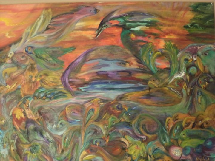 Maui Island Shell Visionary Artwork - Paintings & Prints