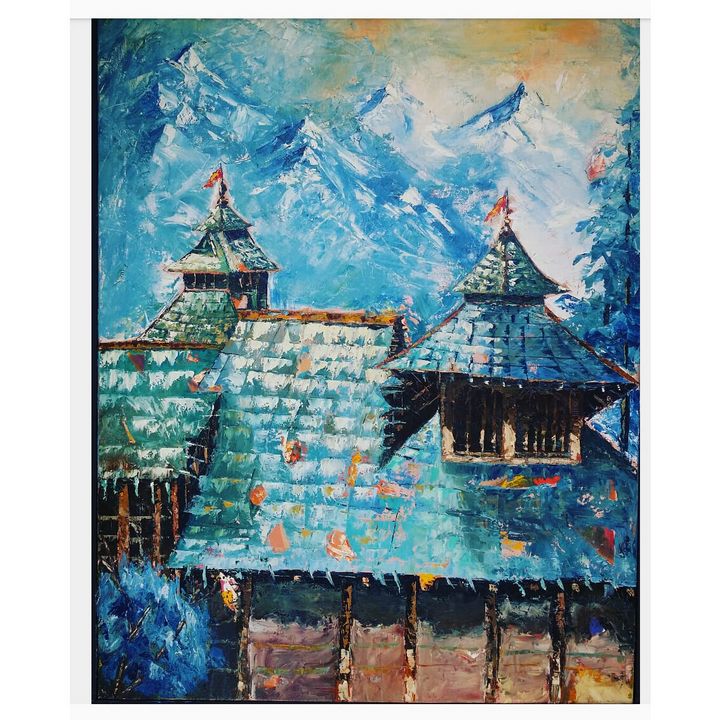 Canvas Artwork - Kangra Art - Paintings & Prints, Landscapes & Nature ...