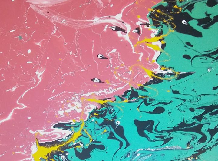 collision - Logan B - Paintings & Prints, Abstract, Movement - ArtPal