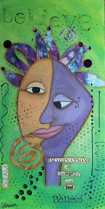 Imagination is the eye of the Soul - Funky Picasso - Paintings & Prints ...