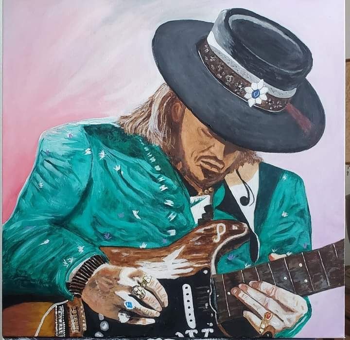 Stevie Ray Vaughn - A Stephenson - Paintings & Prints, People & Figures ...