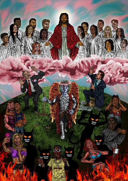 THE LAST JUDGEMENT - Oliver Hassell - Drawings & Illustration, Religion ...