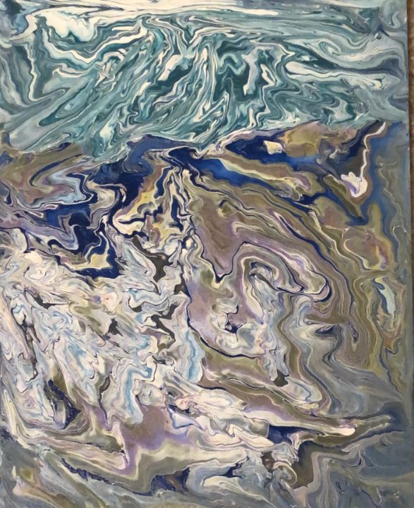 Blue Bayou - Paints by Sheri - Paintings & Prints, Abstract, Color - ArtPal