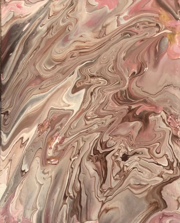 Pink Poison - Paints by Sheri - Paintings & Prints, Abstract, Color ...