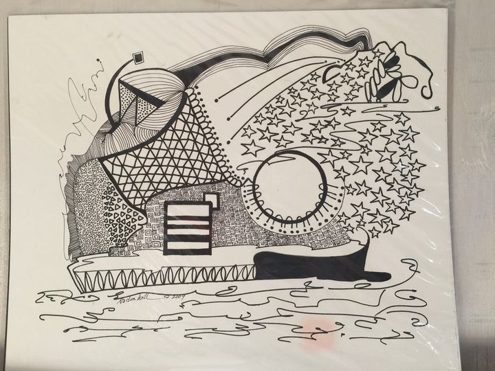Starlight Sails - Conjure Collage Art & Design - Drawings ...