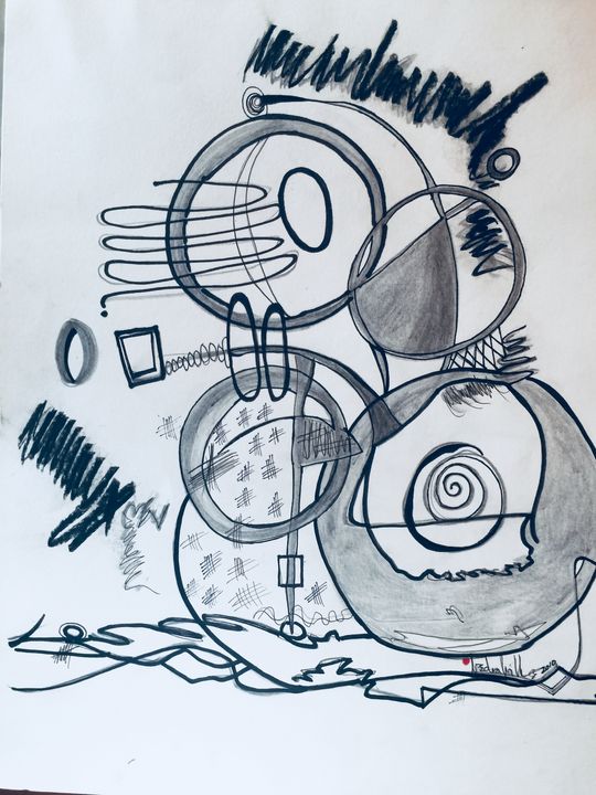 Circular Logic - Conjure Collage Art & Design - Drawings & Illustration ...