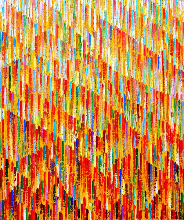 Mountain echo at dawn - Breskin - Paintings & Prints, Abstract, Other ...
