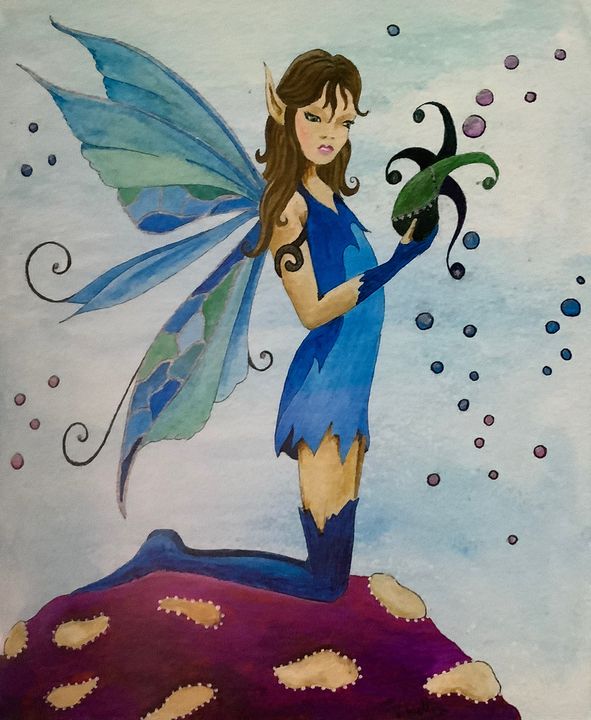 Bubble faerie - Raven Loca - Paintings & Prints, Fantasy & Mythology ...