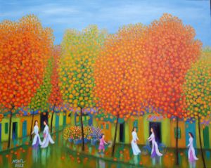 Vietnamese artist Nguyen - Paintings & Prints