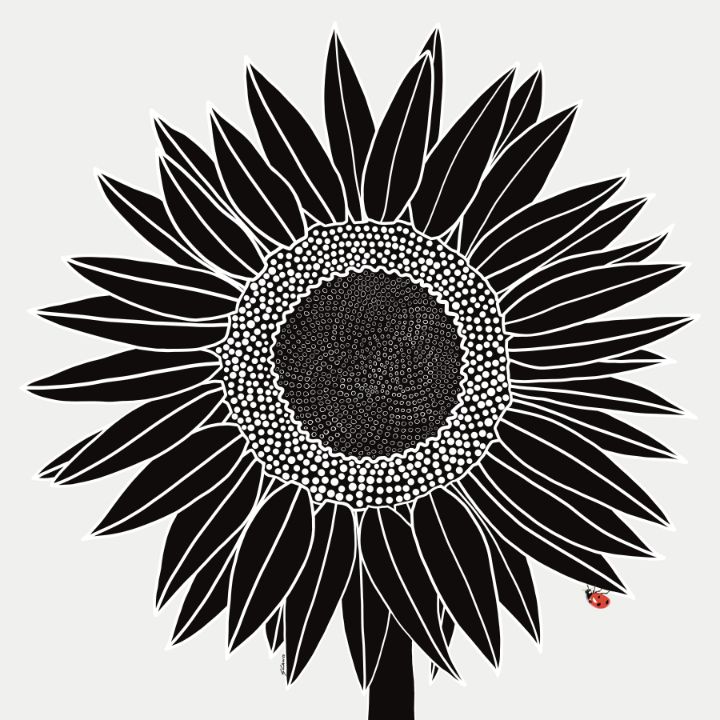 Sunflower and ladybug - The art of Cain - Drawings & Illustration ...