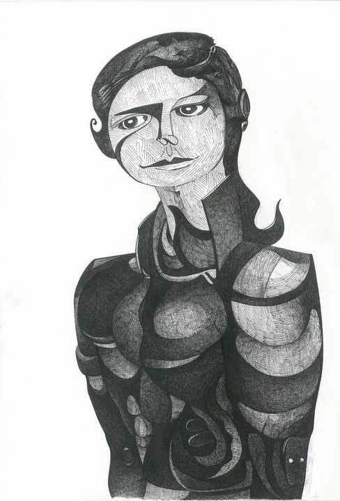 THE COURTIER by JEREMIAH KAUFFMAN - TWO KAUFFMAN ARTISTS - Drawings ...