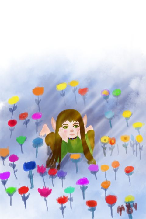 Elf thinking - ABY ILLUSTRATIONS - Digital Art, Fantasy & Mythology ...