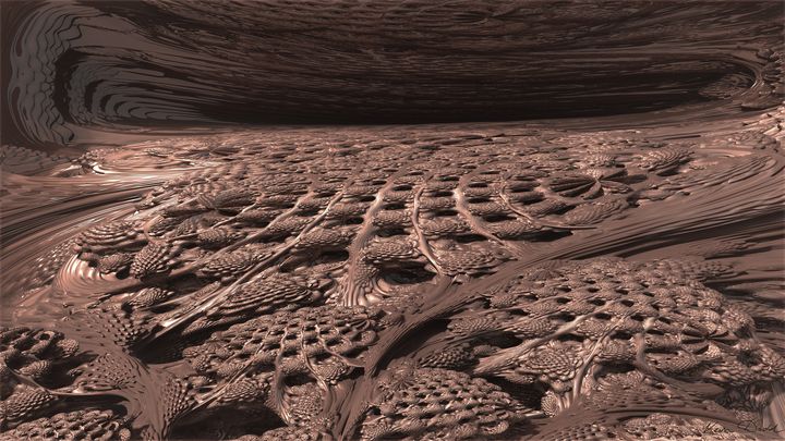 Mud Surface - Kavalid - Digital Art & AI, Abstract, Landscape - ArtPal