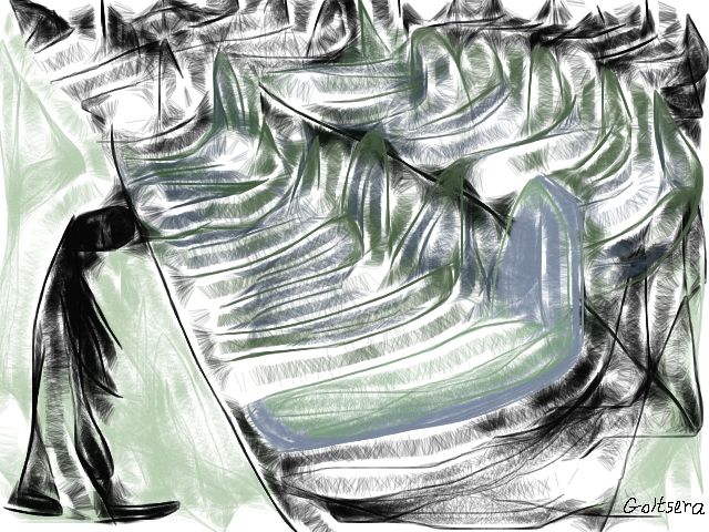 grief - feelings - Paintings & Prints, Abstract, Figurative - ArtPal