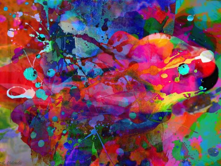 Jubilation - K. Yolonda - Paintings & Prints, Abstract, Color - ArtPal