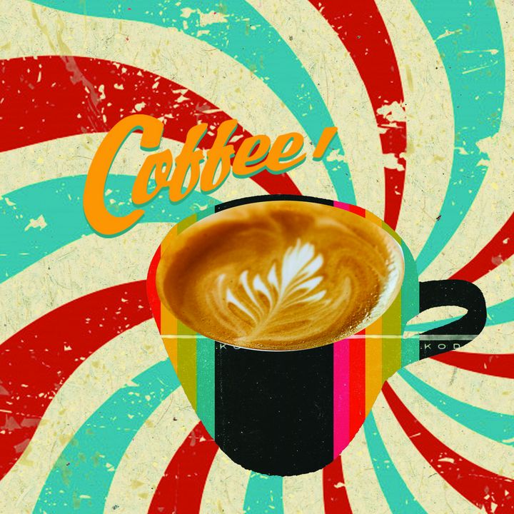 musician coffee - Manar Albasha - Digital Art & AI, Food & Beverage ...