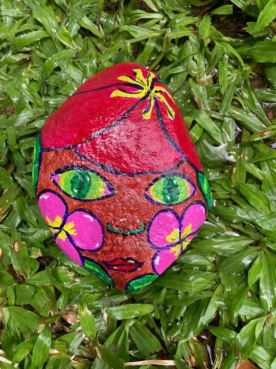 Ancestor Rock - Just Lupita aka Yaqui Yaiyai - Paintings & Prints ...