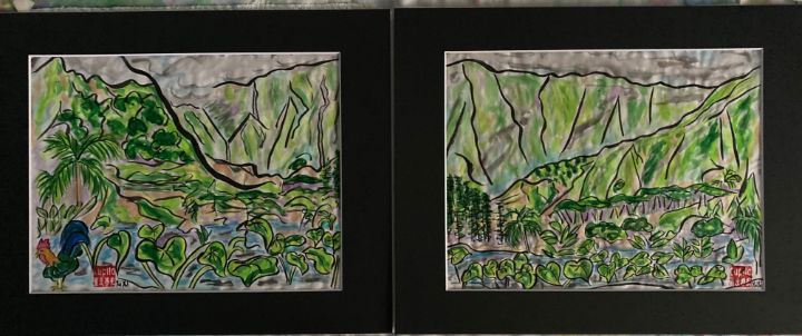 Hanalei Taro patch - Just Lupita aka Yaqui Yaiyai - Paintings & Prints ...
