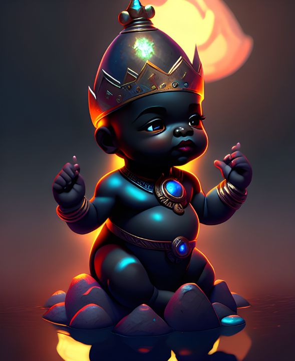 Baby God - Anomaly Society Art - Digital Art, Ethnic, Cultural ...