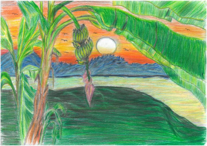 Beautiful and calm landscape - Colsam ArtWork - Drawings & Illustration ...