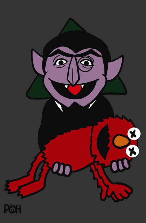 Count and Elmo - Doodles Handlon - Drawings & Illustration ...