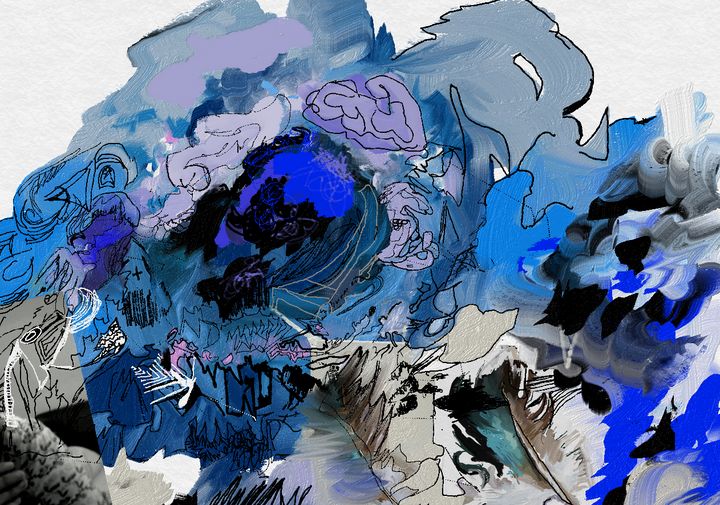 Imagination inside the lines - Ofey - Paintings & Prints, Abstract ...