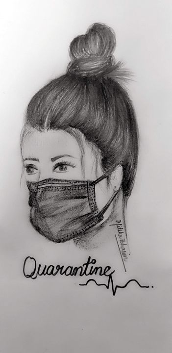Quarantine art - Unrevealed Artist - Drawings & Illustration, Science ...