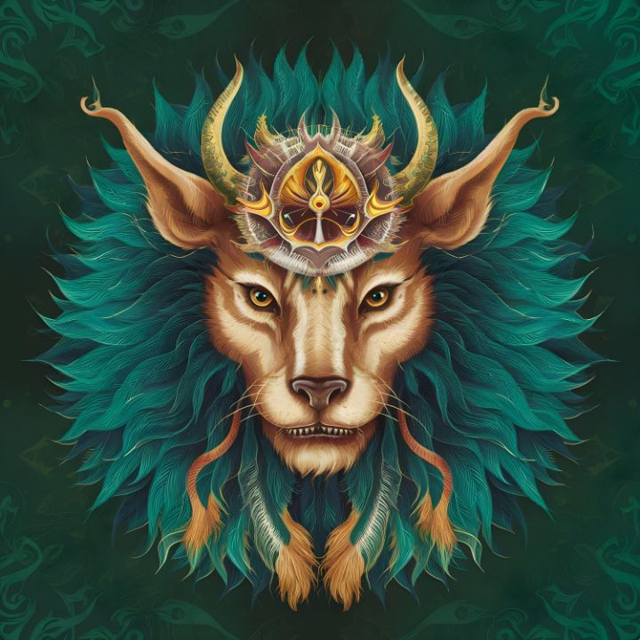 Mythical Regal Beast - Tellerarts by TH - Digital Art & AI, Fantasy ...