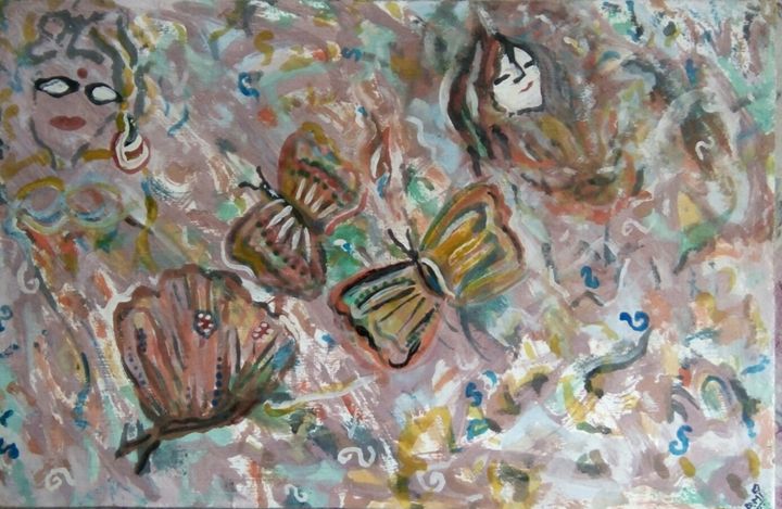 Sati~The Woman on a Pyre - Artist you will love - Paintings & Prints ...