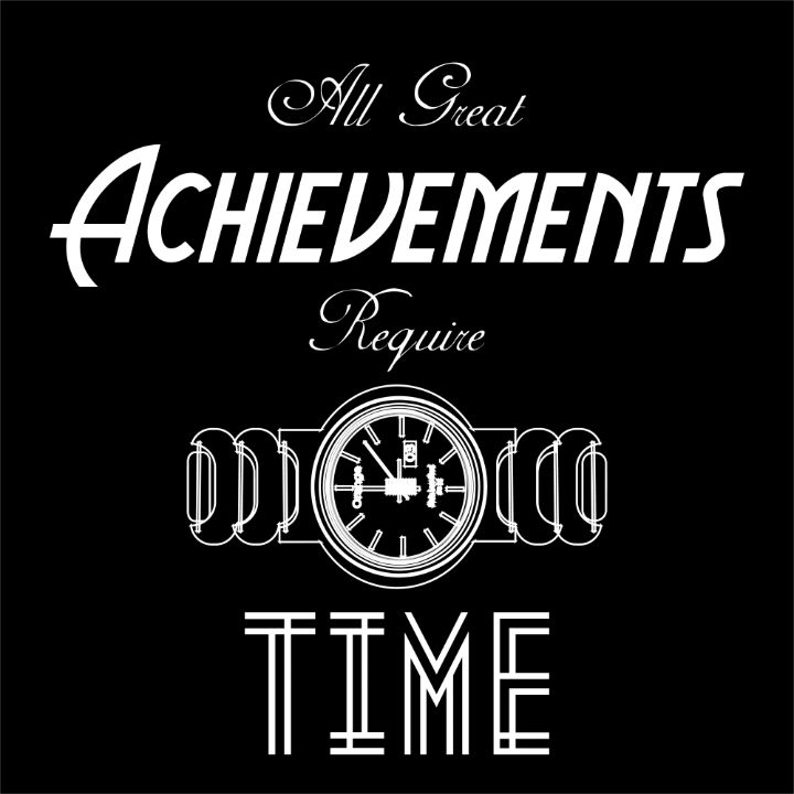 Time Quote Motivational Wall Art - Karya Langit - Digital Art & AI ...