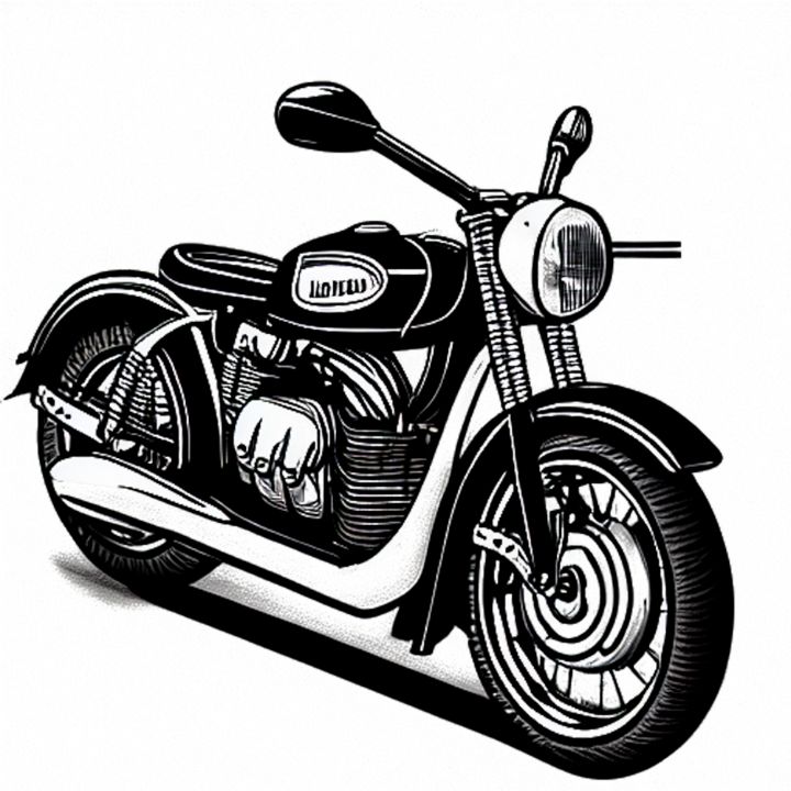Motorcycle Illustration - Karya Langit - Digital Art, Vehicles ...