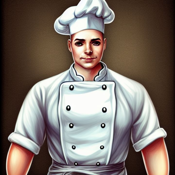 Chef Illustration - Karya Langit - Digital Art & AI, People & Figures ...
