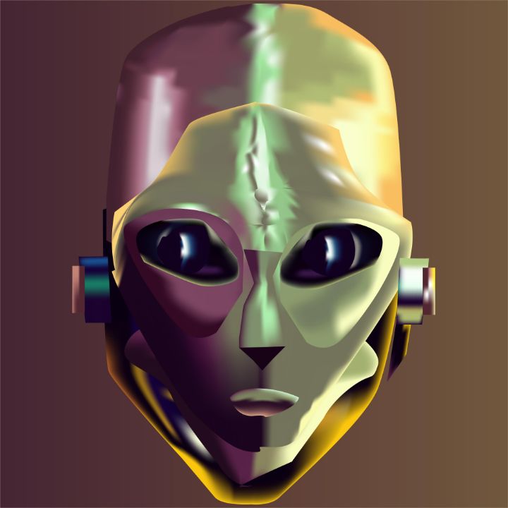 Alien Mask Vector Art - Karya Langit - Digital Art, Fantasy & Mythology ...