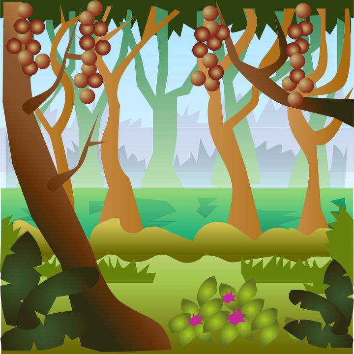 Forest View Illustration - Karya Langit - Drawings & Illustration ...