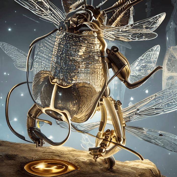 Beautiful Mechanical Insect - Karya Langit - Digital Art &amp; AI, Fantasy ...