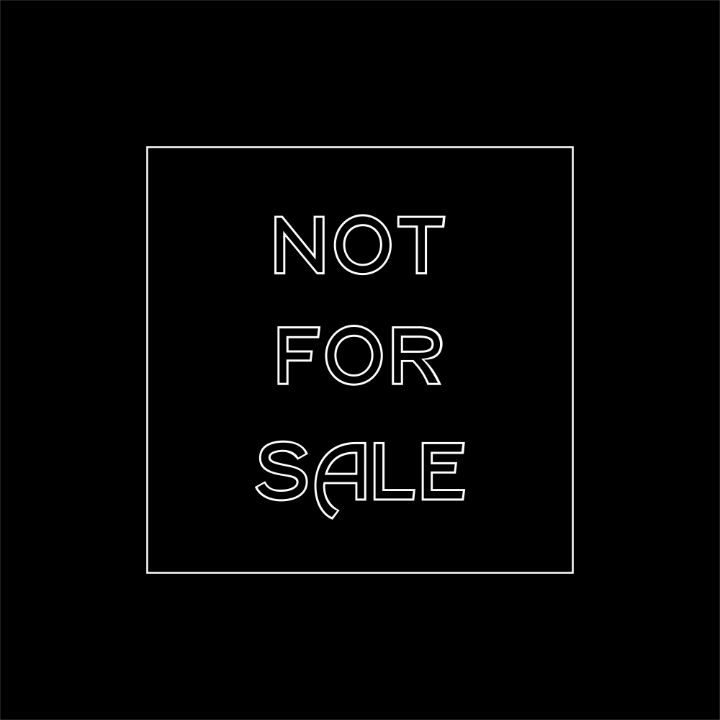 Not for Sale Sign - Karya Langit - Digital Art, Abstract, Text - ArtPal