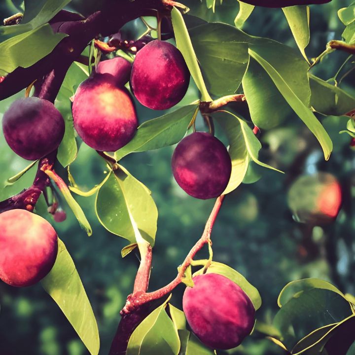 Beautiful Plum Fruits - Karya Langit - Digital Art & AI, Food ...